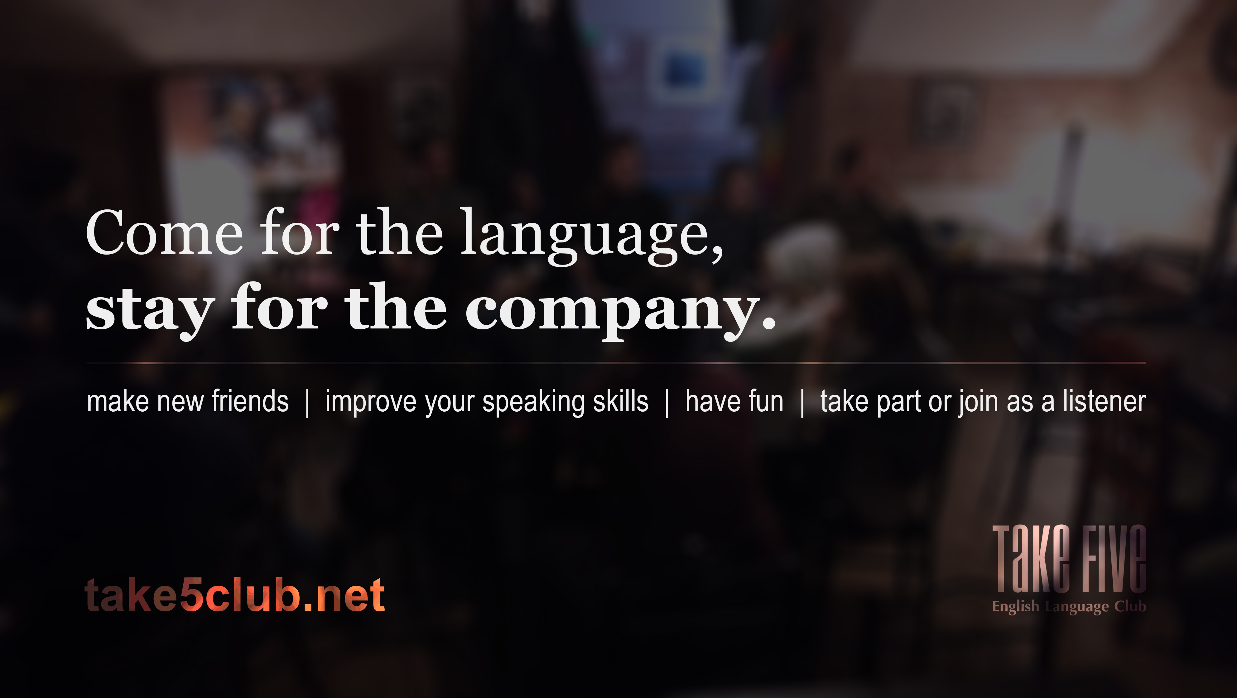 Spring Season 2020 – TAKE FIVE — English Language Club